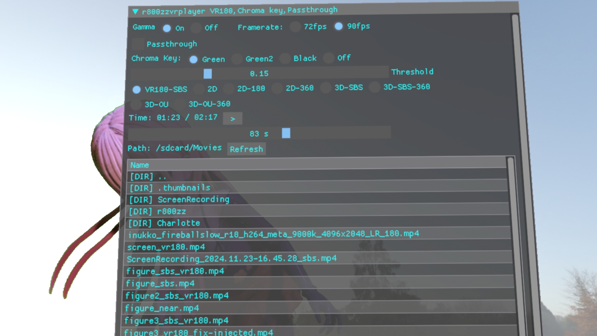 R800ZZ VR Player for PICO 4 Ultra/PICO 4 Ver 0.3